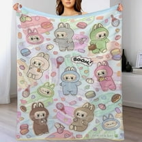 Minecraft TNT Silky Soft Plush Throw Blanket, 46" X 60" Green All-over ...