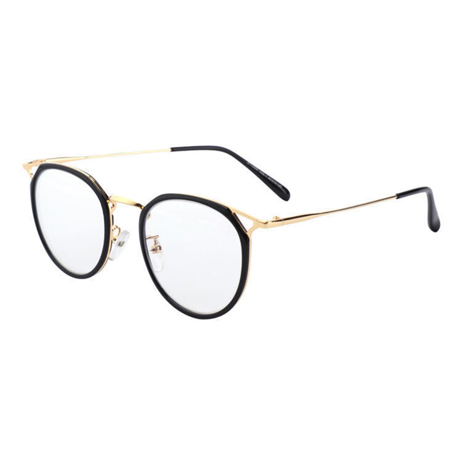 Blue Light Blocking Glasses Cute Anti Eye Strain Fashion Metal Frame ...