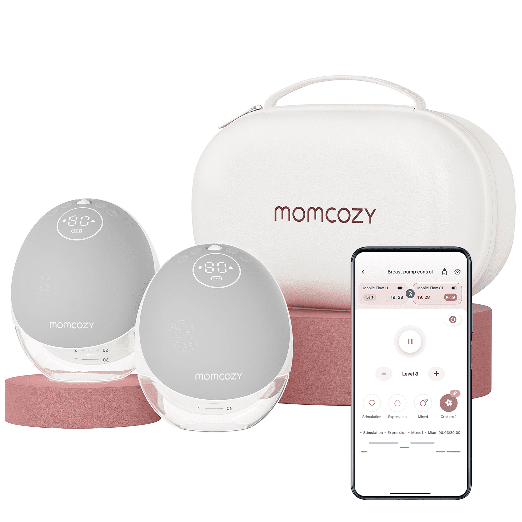 Click here for Momcozy Breast Pump Hands Free Mobile Flow M9  App... prices