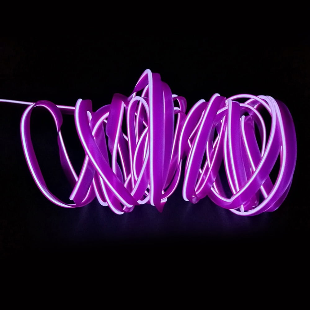 YLHHOME Car 12V EL Lights LED Glowing EL Wire For Automotive Interior ...