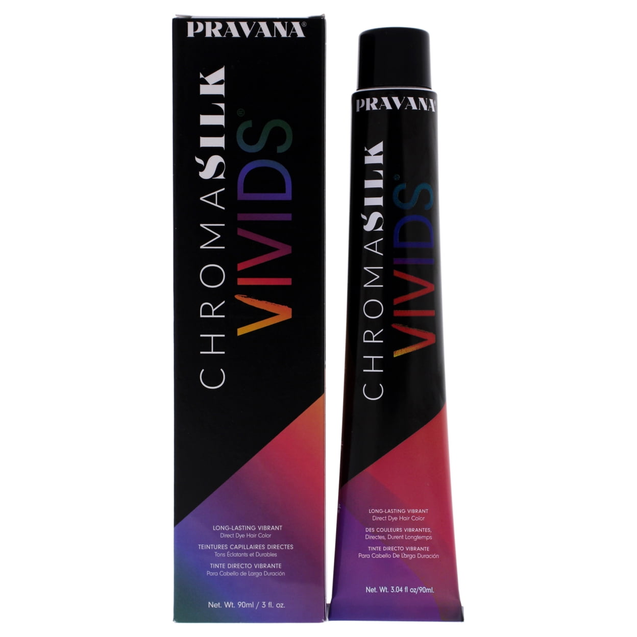 Pravana Chroma Silk Vivids Long Lasting Vibrant Colors Clear 3 Ounce ...