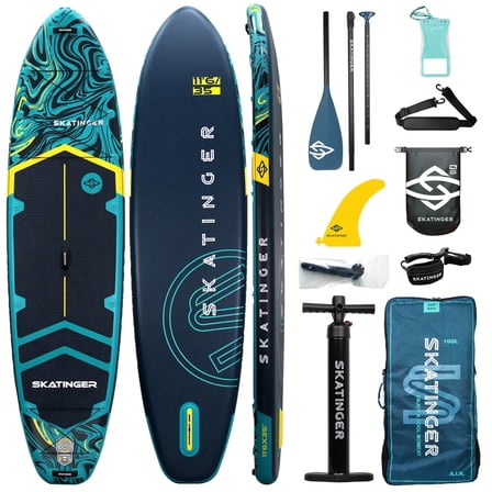 Body Glove Performer 11' Lightweight Inflatable Stand Up Paddle Board ...