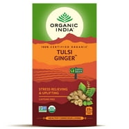 Organic India - Tulsi Focus Tea Hibiscus Cinnamon - 18 Tea Bags - Walmart.com
