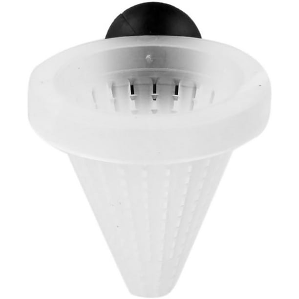 nipocaio Fish Feeder with Red Worm, Cone Shape, with Suction, Height ...