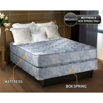 "Dream Solutions Legacy Medium Firm Full Size (54""x75""x7"") Innerspring Mattress and Box ...