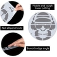 1sheet PET Plastic Drawing Painting Stencils Templates Square Creamy ...