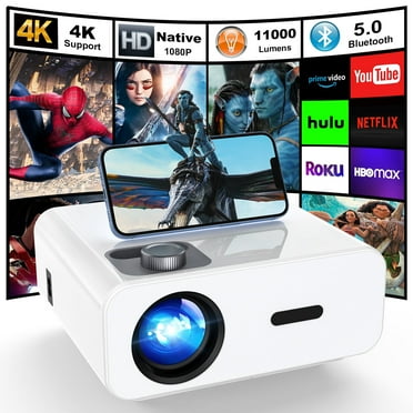 "HP CC200 FHD LCD LED Projector with Roku Express HD Streaming Player ...