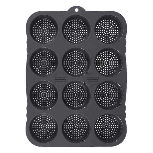 Bun Moulds for Baking NonStick Bread Baking Mould with 12 Cavities ...