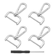 Casewin 100 Sets Stainless Steel Snaps Buttons 9.5mm Open-Ring Cap ...