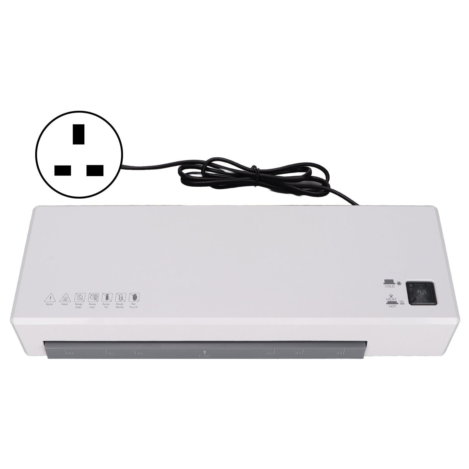 9in Plastificadora Portátil A4 Máquina Laminadora Caliente Fría de Alta ...