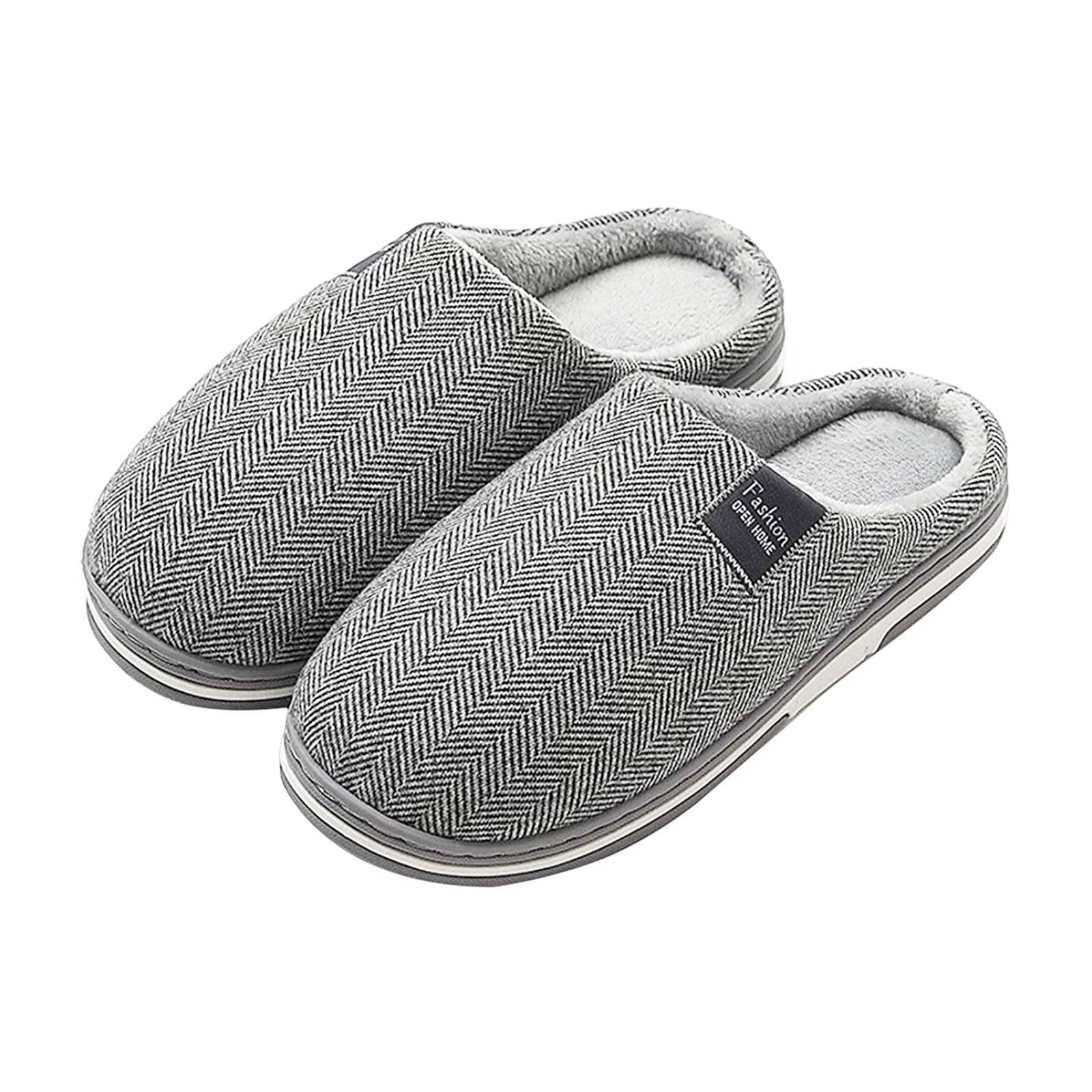 Click here for Svbnaue Mens Slippers Soft-Soled Indoor Shoes Comf... prices
