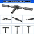 42 in 1 Set, T Handle Ratchet Kits with S2 Bits, DIY Portable Multi ...