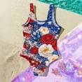 4th of July Girls One Piece Swimsuits Size 6-7 Swim Bikini Sets ...