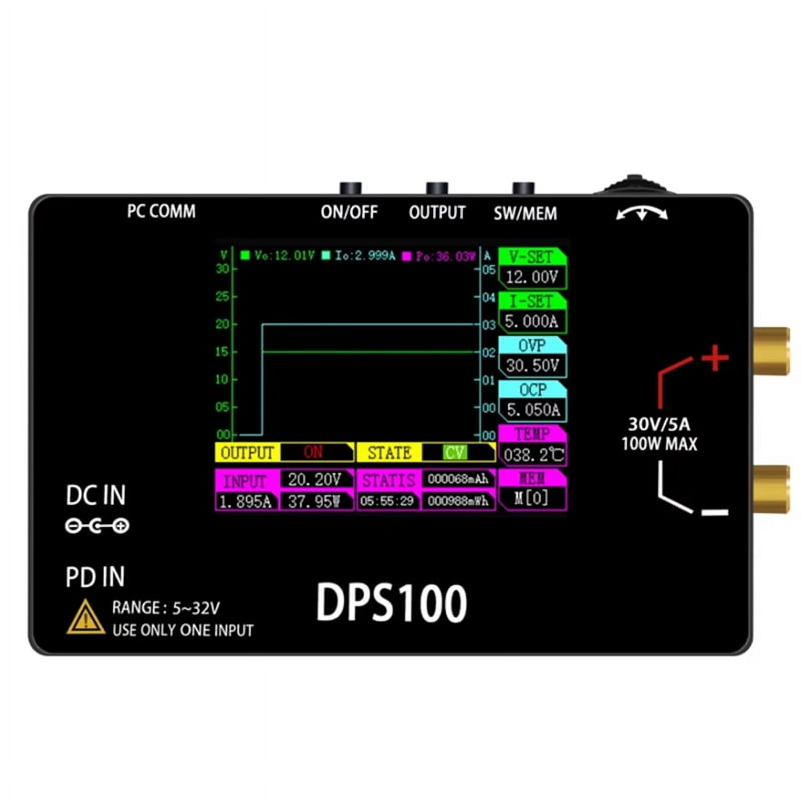 Fuente de Alimentación de CC Portátil DPS100 de 30 V y 5 A, Salida de ...