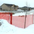 BISupply 4x1000 ft Orange Temporary Plastic Fencing for Garden and Work ...