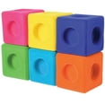 Rubbabu Rubbablox Natural Rubber Foam Blocks for Building Set- Safe Soft Squishy Children's Toy ...