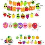 Cute Sensory Fruit Birthday Decorations 1st Fruit Theme Party Supplies ...