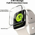 5 PCS Tempered Glass cover compatible with Apple Watch 9 8 7 41mm 45mm ...
