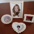 Handmade Pearl Photo Frames, Wedding Desktop Photo Frame, Tabletop ...