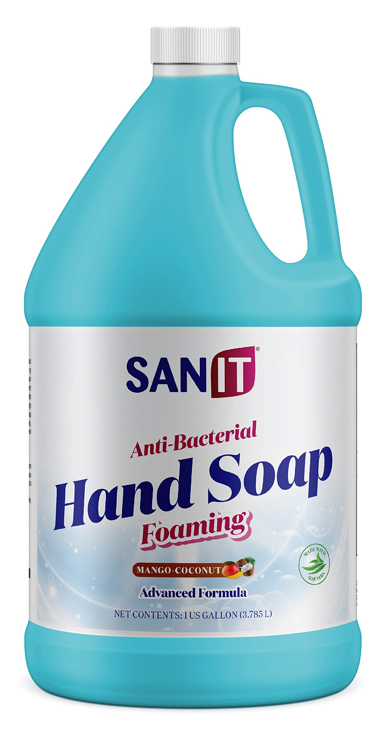 Recambio de jabón de manos Sanit Antibacterial Foaming 3.78 L Mango ...