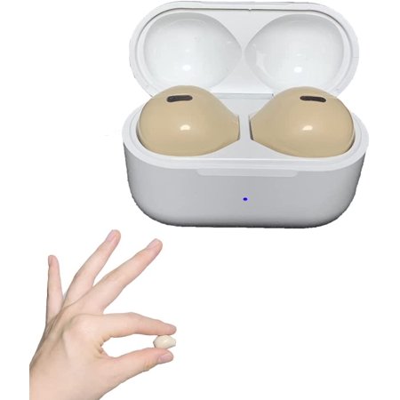 YOKKBRUN Invisible Earbud Mini Discreet Bluetooth Earpiece Hidden Micro ...