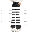 CPNG Girls Denim Bell Bottom Pants Solid Color Slim Fit Fashionable ...