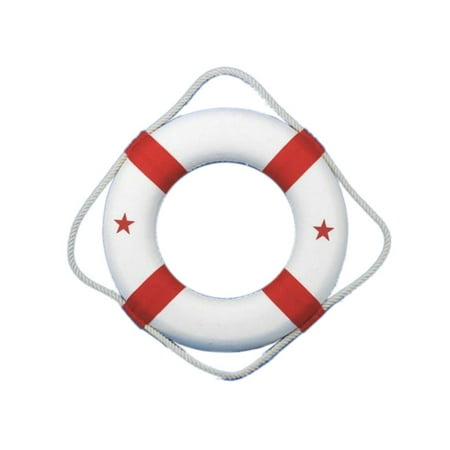 New Lifering 6" - Red - Decorative Life Ring - Small Life Ring ...