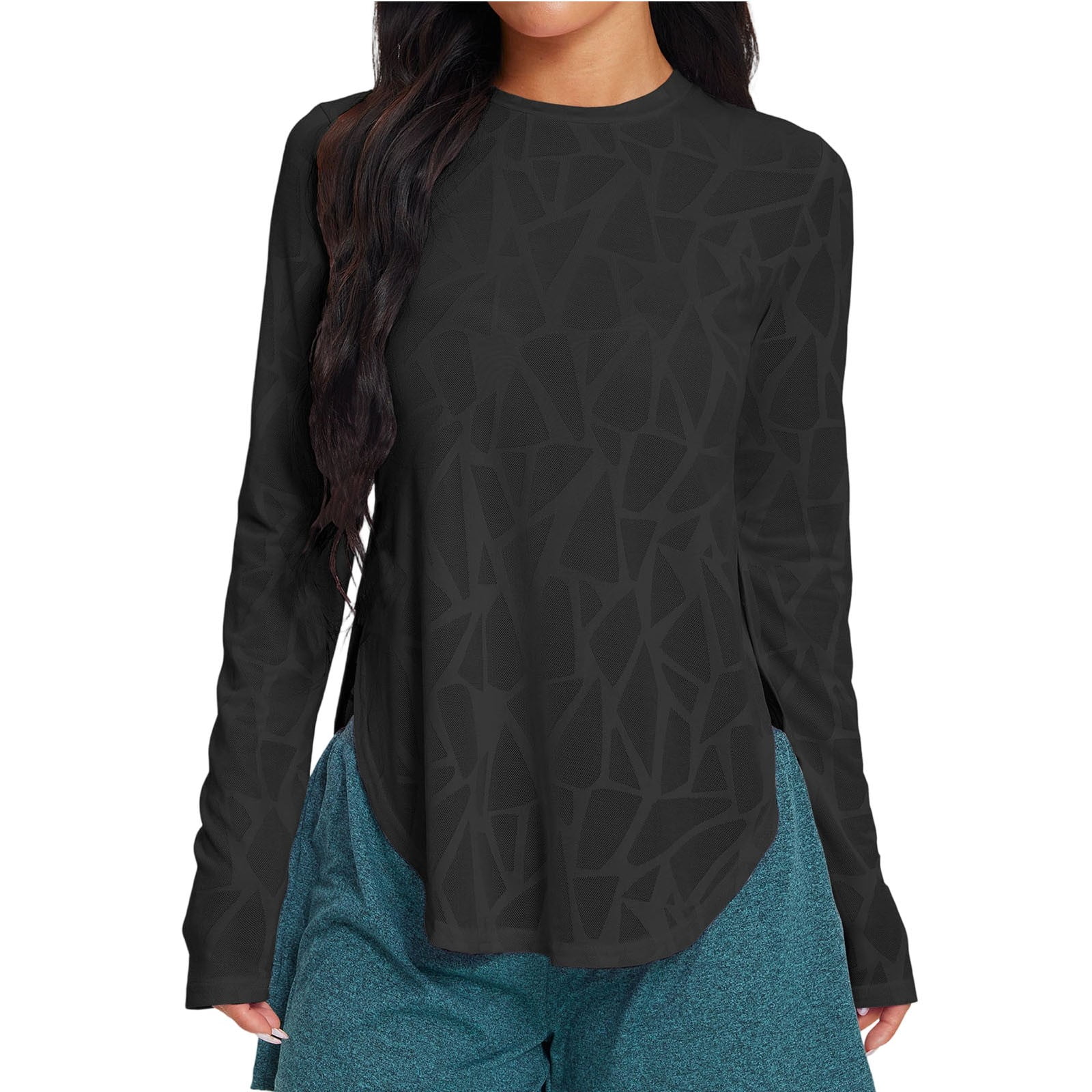 Click here for Krdevn Plus Size Long Sleeve Womens Athletic Yoga... prices