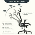 FlexiSpot High Capacity Ergonomic Mesh Office Chair with Comfortable ...