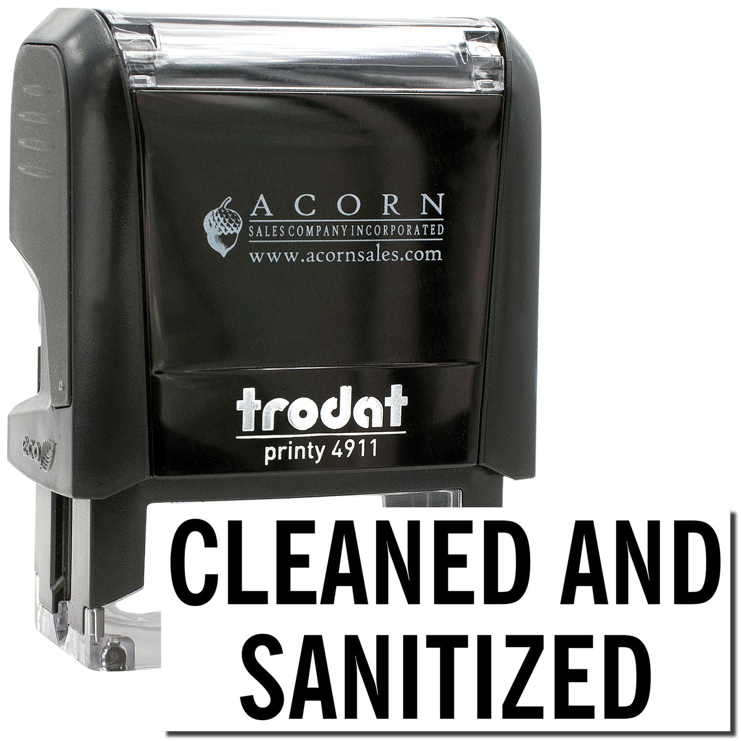 Self-Inking Cleaned and Sanitized Stamp, Trodat Printy 4911, Press and ...