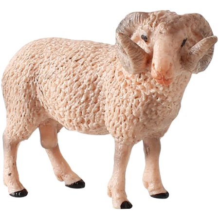 Plastic Sheep Model Animal Statue Simulated Wild Animal Modelation Toy ...