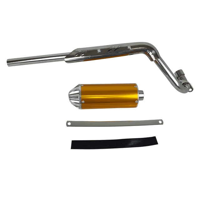 Gold Muffler Exhaust Pipe Honda Apollo Dirt Bike 50 110 125cc Honda ...