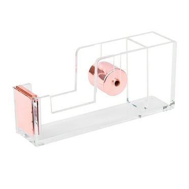 OfficeGoods Acrylic Tape Dispenser Modern Adhesive Tape Roll Holder for ...