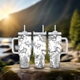40oz Ocean Shark and Coral Pattern Stainless Steel Tumbler，Coffee Cups ...