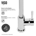 Vigo Pull-Out Spray Kitchen Faucet with Soap Dispenser, Chrome ...