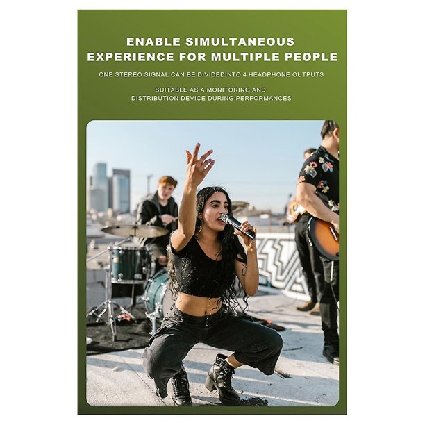 Headphone Amplifier Stereo Sound System 4 Channel AloneControl Volume ...