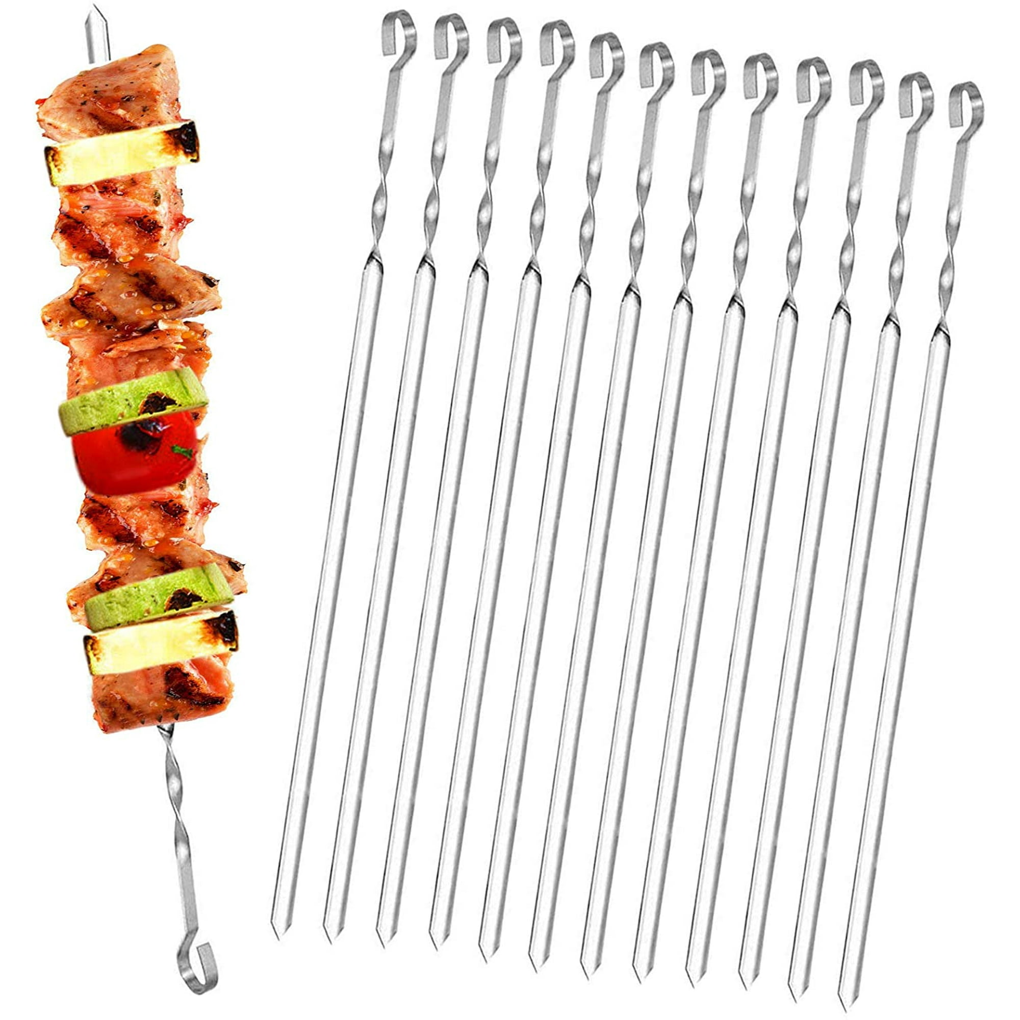Click here for Eseeaier Barbecue Skewers Stainless Steel  12 Piec... prices