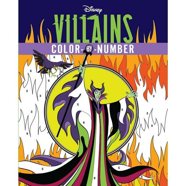 Disney Villains Color-by-Number - Walmart.ca