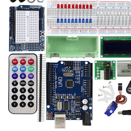 Learning Kit LCD1602 Module Digit Tube Starter UNO r3 starter kit Kit Compatible for Arduino UNO ...