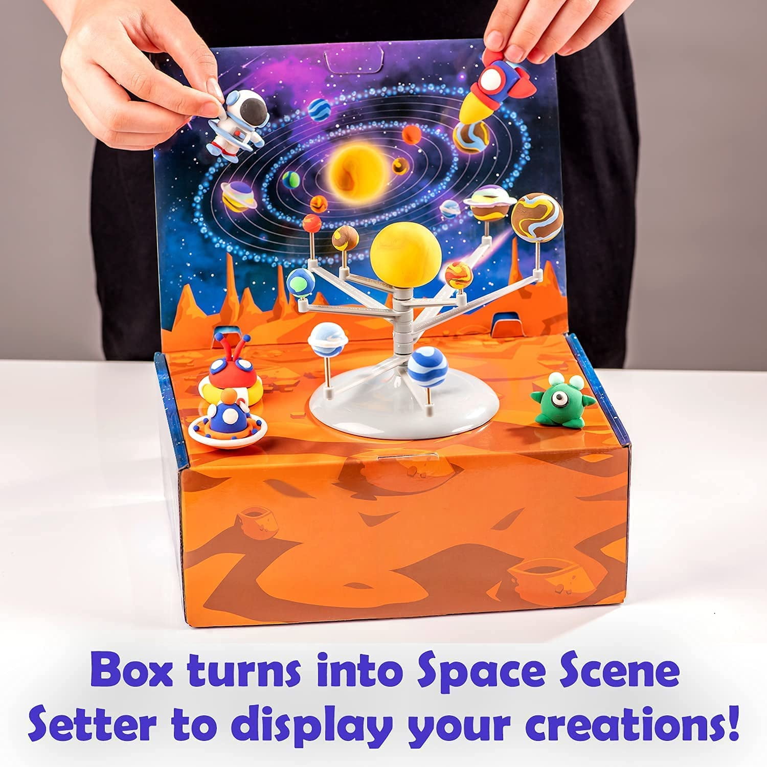 Buy Original Stationery Mini Galaxy 3D Solar System Air Dry Clay Kit ...