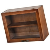 Homemaxs Acrylic Countertop Shelf, Display Shadow Box Cabinet Organizer ...