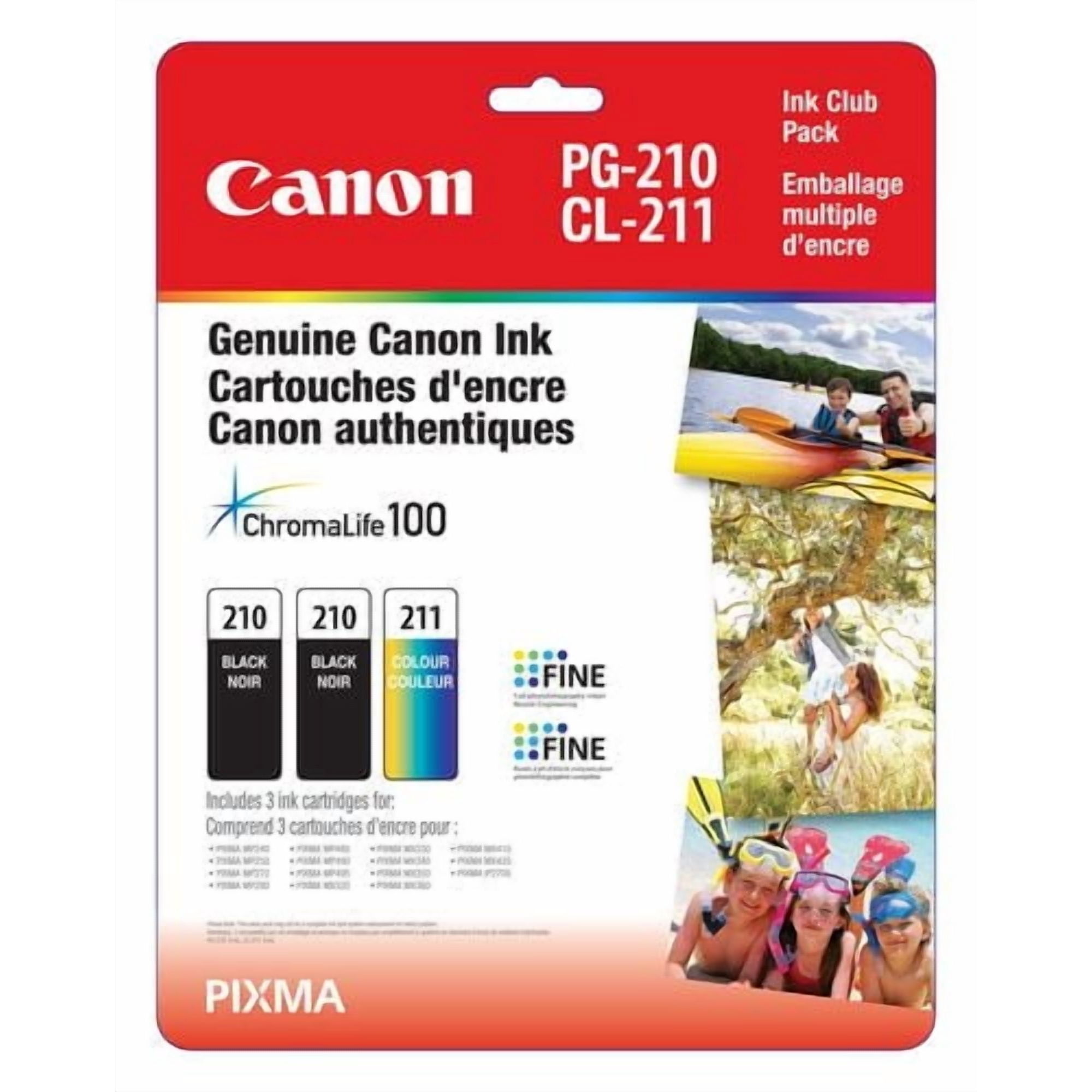 Click here for Canon Canada Inc Canon Pg-210 & Cl-211 Club Pack I... prices
