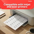 1" x 2-5/8" Address Labels, White – Easy-Peel Printable Laser & Inkjet ...