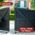 HOLKIE Heavy Duty 4'' Spring Loaded Gate Wheel, 2Pack, 220 LBS Load ...