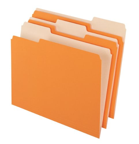 Orange file folder labels - gilitlu
