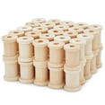 Bright Creations 50 Pack Empty Wooden Thread Spools for DIY Arts and ...