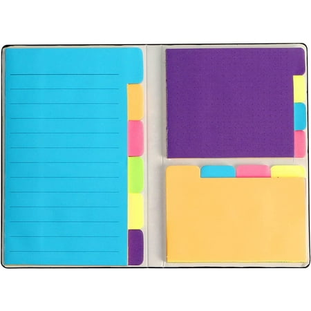 ICHUDAN Divider Sticky Notes Set Bright Assorted Colors & Sizes Planner ...
