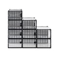 Shoe Boxes Pack of 12 Stackable Clear Plastic Shoe Storage Organizers ...