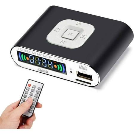 Bluetooth 5.0 Audio Receiver, MP3 Digital Music Player with Remote ...