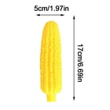 BETTERLIFE Latex Yellow Pet Corn Shape Sounding Teeth Cleaning ...